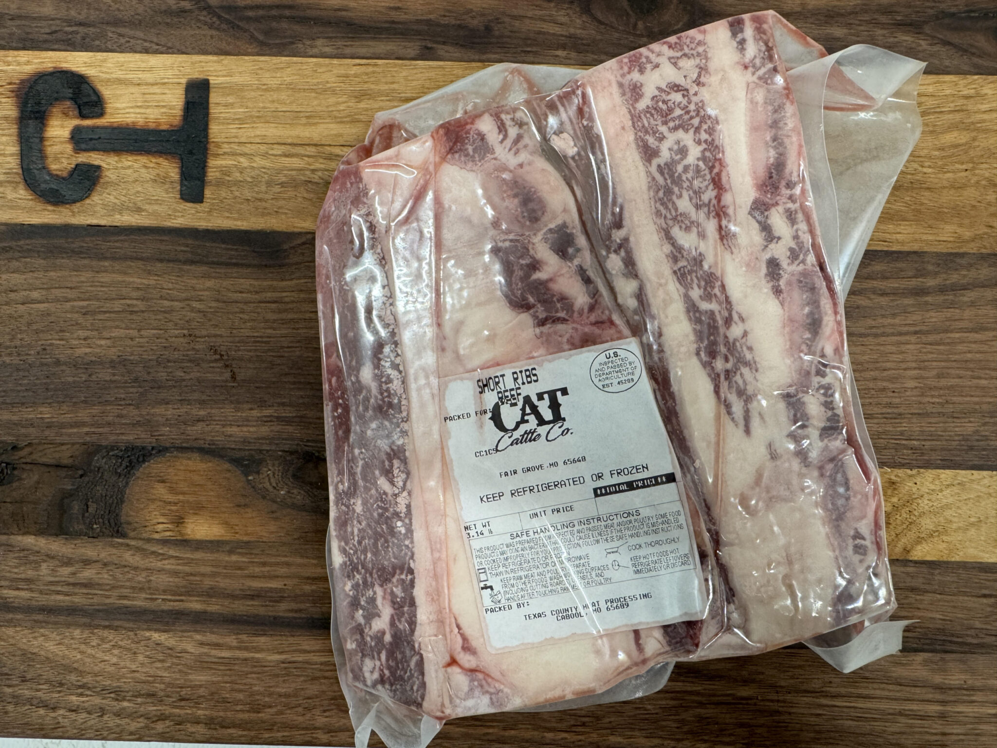 Beef Short Ribs - Local Farm Raised Beef | Springfield, MO